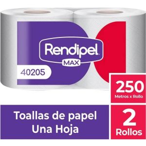 Toalla Papel Industrial 2x250MTS - Rendipel Max