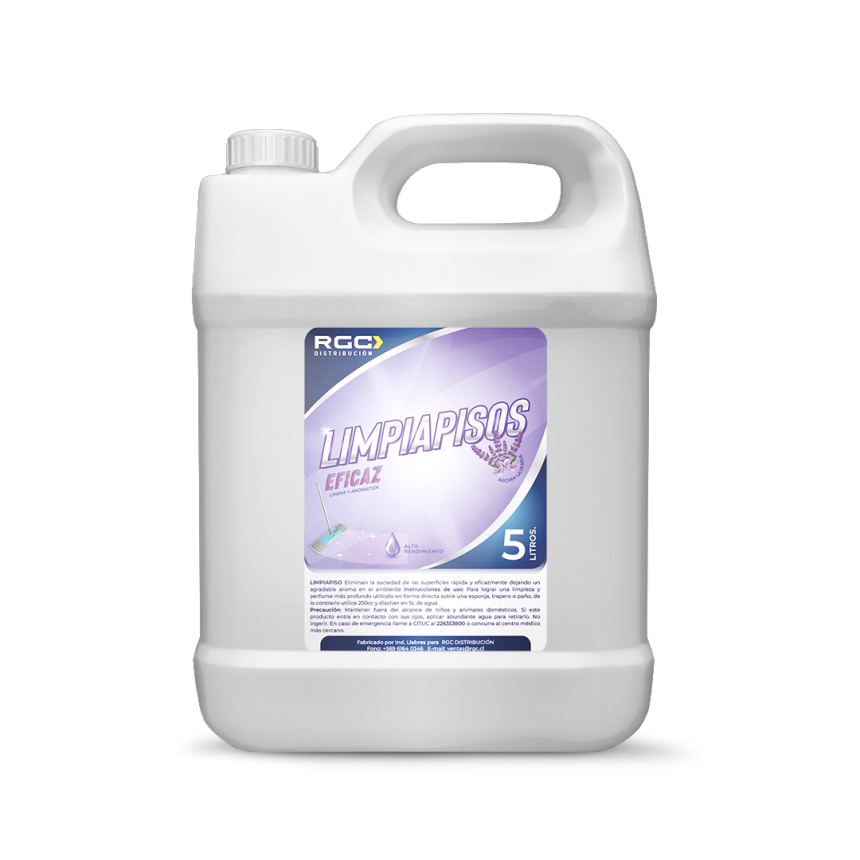 Cloro Líquido RGC en botella de 5 litros